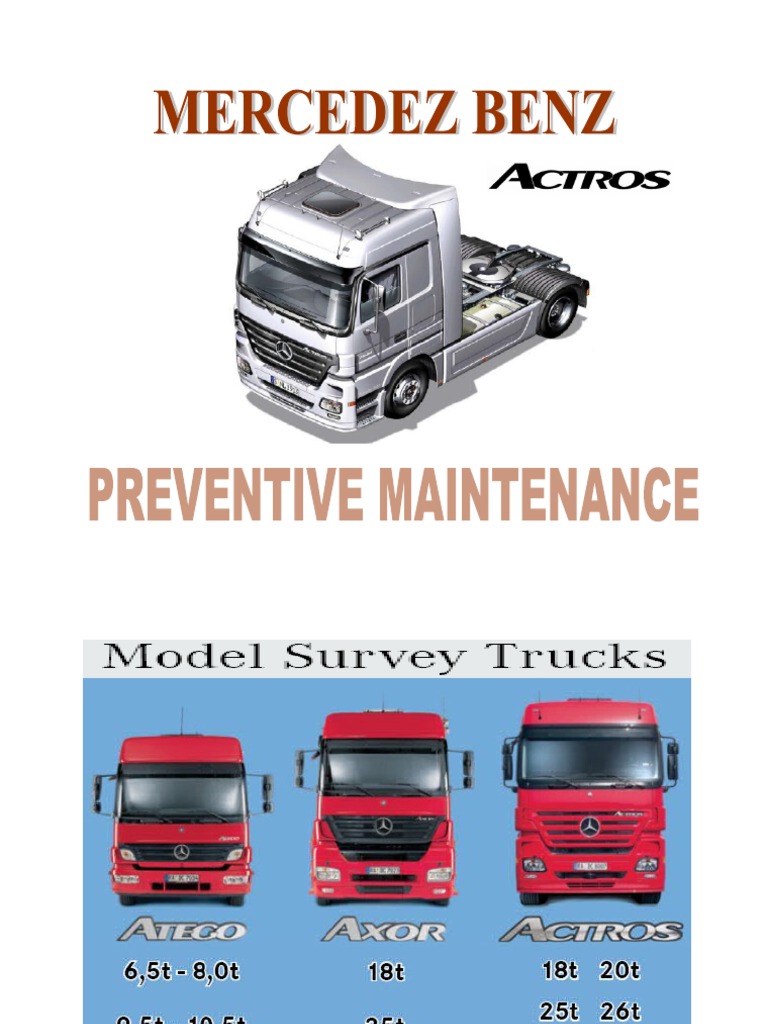 Modul PM Actros | PDF | Transmission (Mechanics) | Engines