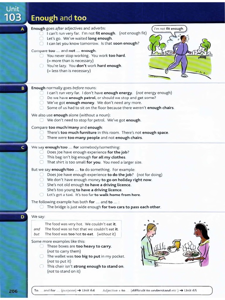 Enough Too: M Not Fit Enough. ) | PDF | Adjective | Adverb