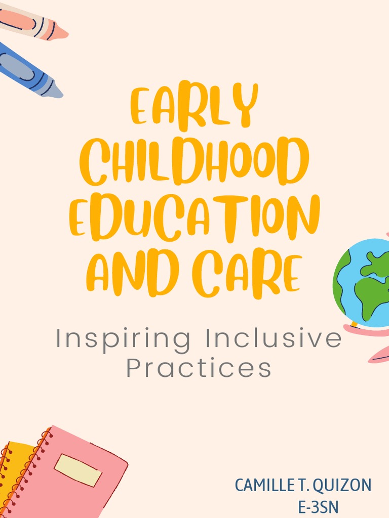 Early Childhood Education and Care: Inspiring Inclusive Practices | PDF ...