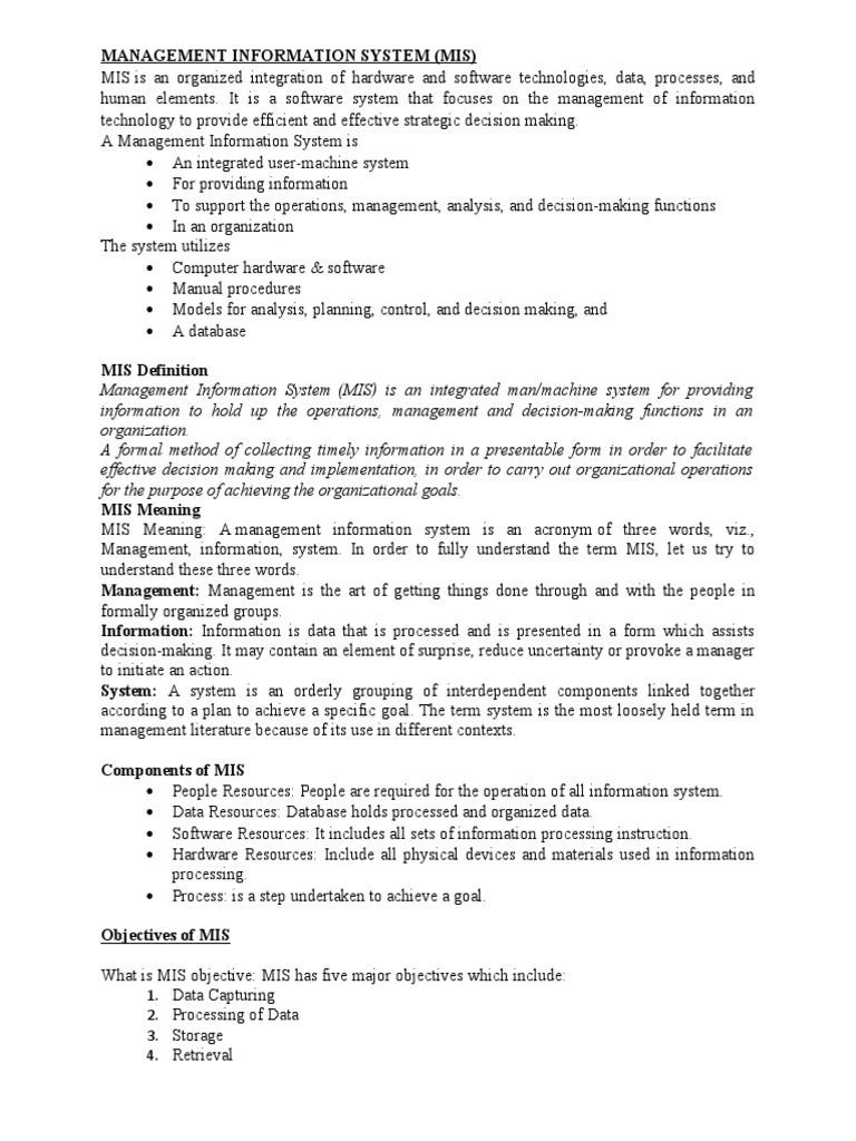 Understanding Management Information Systems | PDF | Databases ...