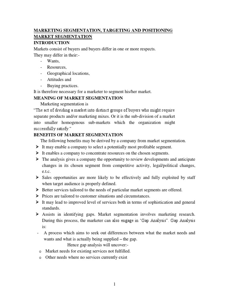 A Comprehensive Guide to Market Segmentation, Targeting, and ...