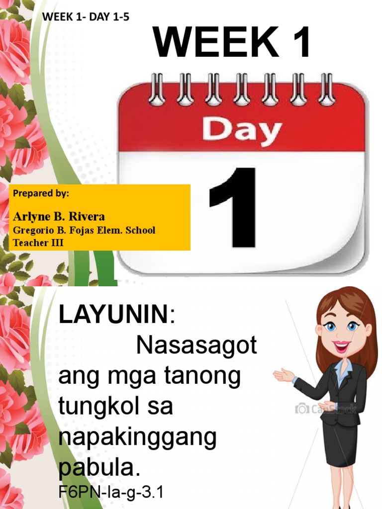 Week 1 - Day 1-5 | PDF