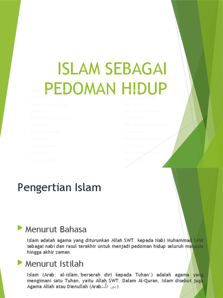 Islam Sebagai Pedoman Hidup | PDF