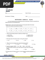 Chemistry SK015 Pre-Lab EXP 1 | PDF | Chemical Compounds | Molecules