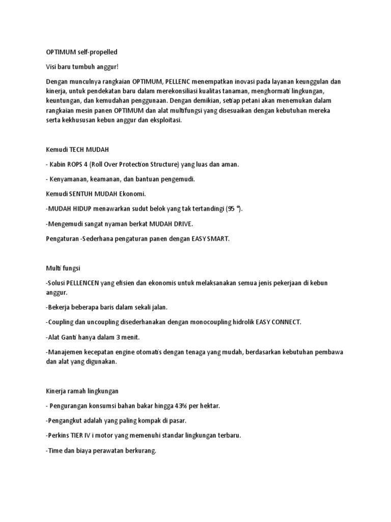 Optimum Pemanen Anggur | PDF