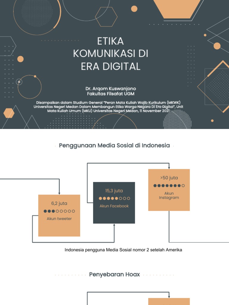 Etika Komunikasi Di Era Digital | PDF