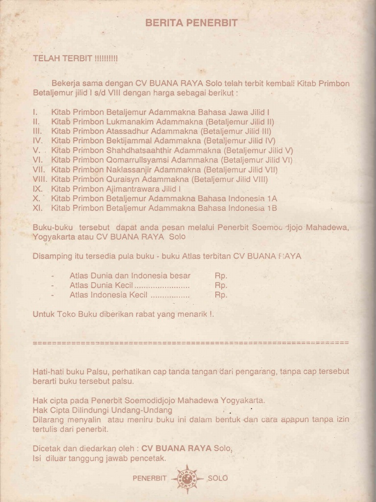 Ul. - VLL.: I VLLL | PDF | Puisi