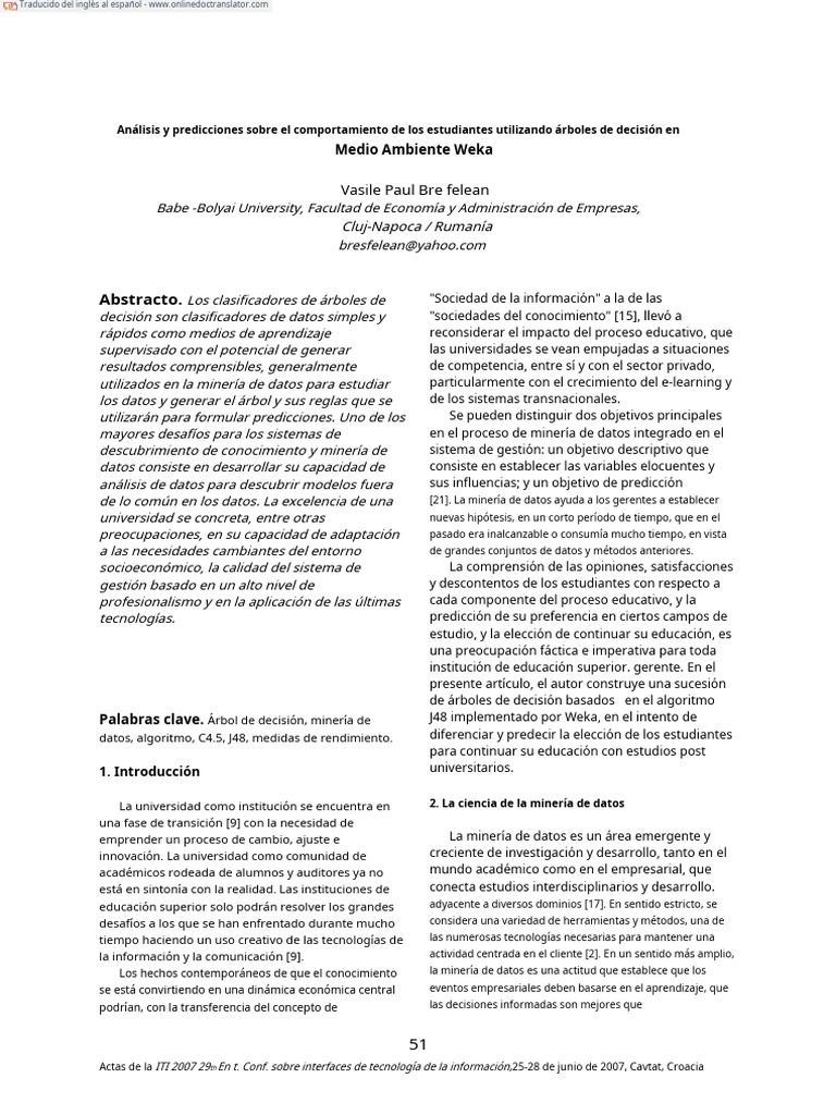 Analysis and Predictions On Students Behavior Using Decision Trees in ... Analysis and Predictions On Students Behavior Using Decision Trees in ...