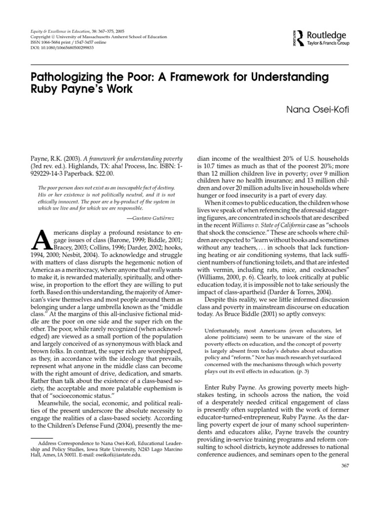 Culture Of Poverty Ruby Payne Pdf - sitebestof