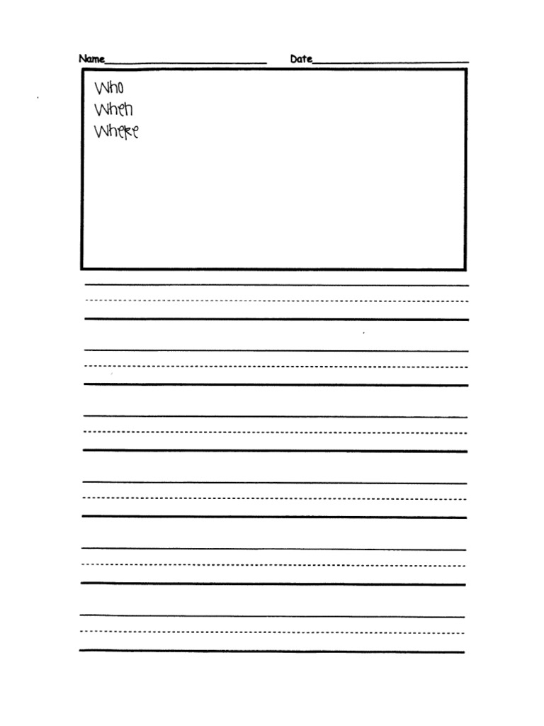 2nd Grade Writing Paper | PDF