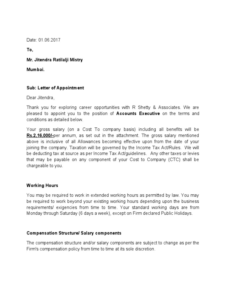 To, Mr. Jitendra Ratilalji Mistry Mumbai | Download Free PDF | Taxes ...