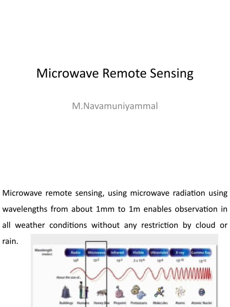 Microwave Remote Sensing Overview | PDF | Radar | Microwave