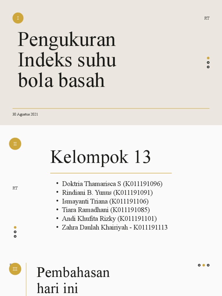 Indeks Suhu Bola Basah (ISBB) | PDF