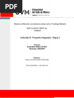 Act#3 Equipo3 Proyecto Integrador Etapa1 | PDF | Método de enseñanza | Aprendizaje