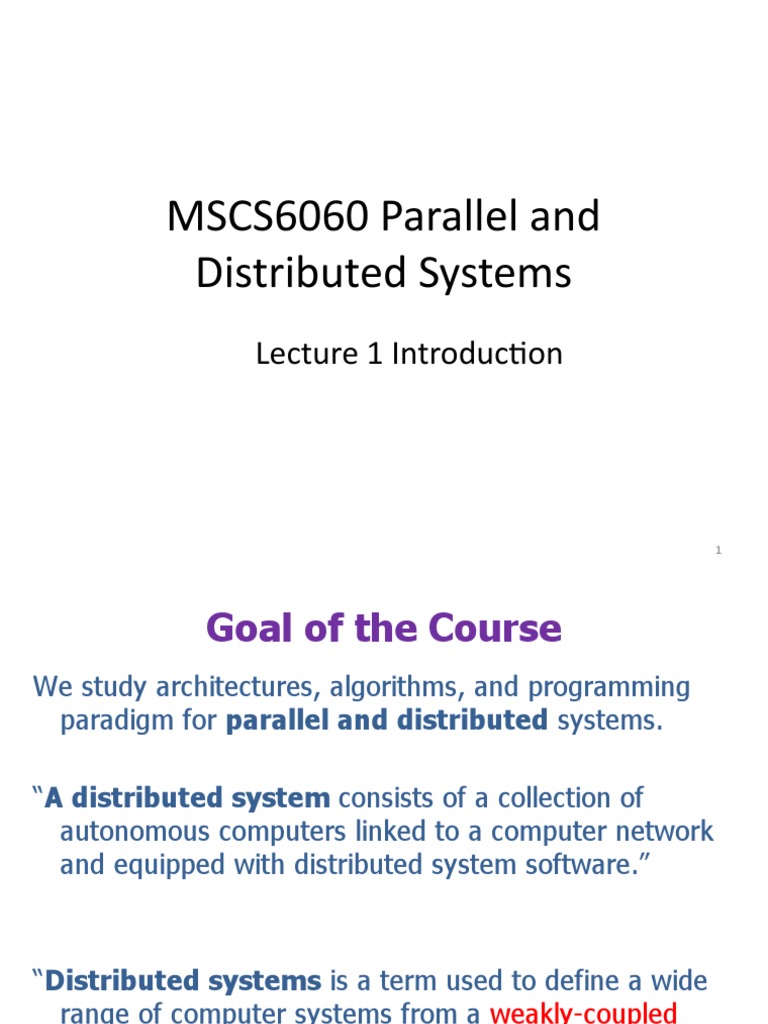Mscs6060 Parallel and Distributed Systems | PDF | Process (Computing) | Thread (Computing)