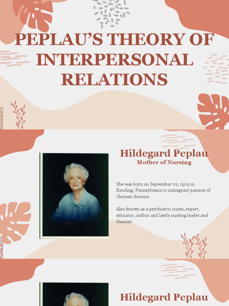 Peplau'S Theory of Interpersonal Relations | PDF | Nursing | Applied ...