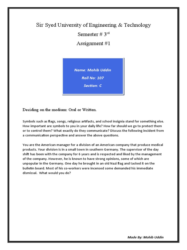 Managing Symbolism in Workplace Communication | PDF | Communication | Symbols