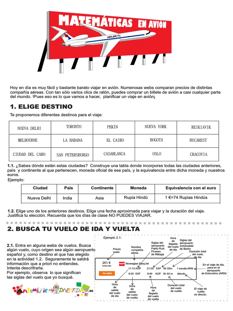 Ficha Alumno Nos Vamos de Viaje | PDF