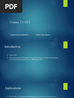 C# Notes | PDF | Data Type | C Sharp (Programming Language)