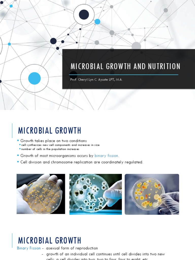 Lecture 2 Microbial Growth and Nutrition | PDF | Growth Medium | Cell ... Lecture 2 Microbial Growth and Nutrition | PDF | Growth Medium | Cell ...