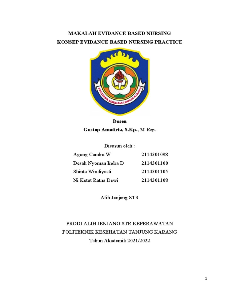 Makalah EBN Kel. 1 | PDF