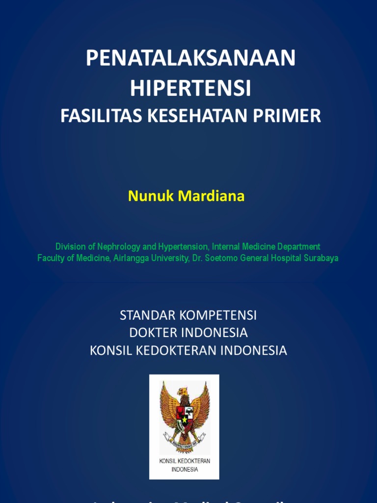 Penatalaksanaan Hipertensi Fasilitas Kesehatan Primer | PDF