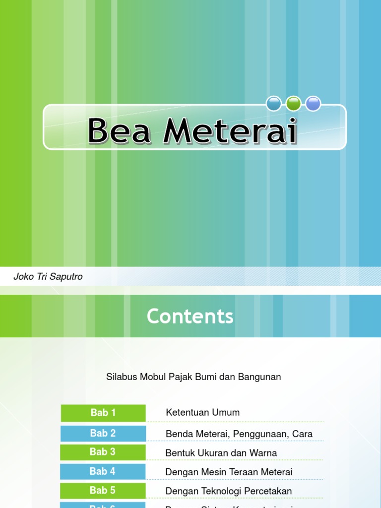 Bea Meterai | PDF