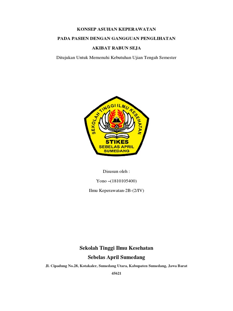 Asuhan Keperawatan Rabun Senja | PDF | Pengembangan Diri | Kesehatan ...