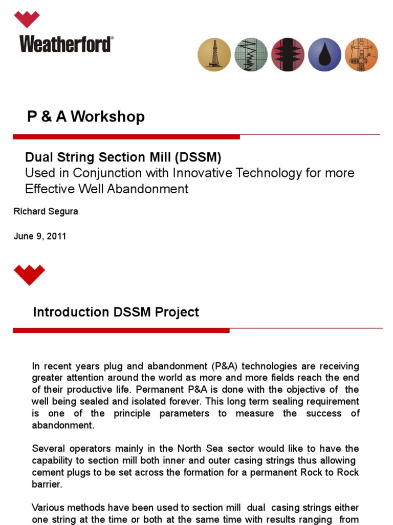 5 Weatherford Dual String Section Mill | Download Free PDF | Casing ...