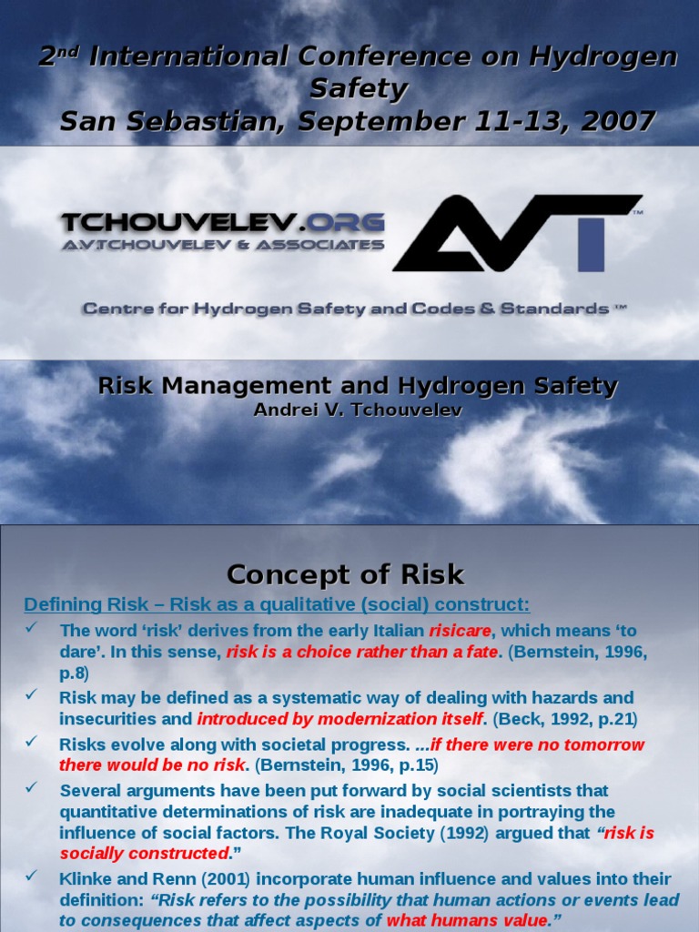 Hydrogen Safety and Risk Management | PDF | Risk | Risk Management