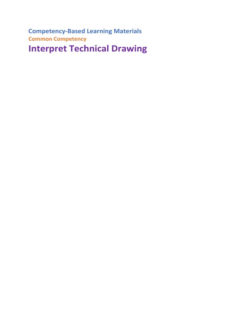 Interpreting Technical Drawings Guide | PDF | Technical Drawing | Engineering