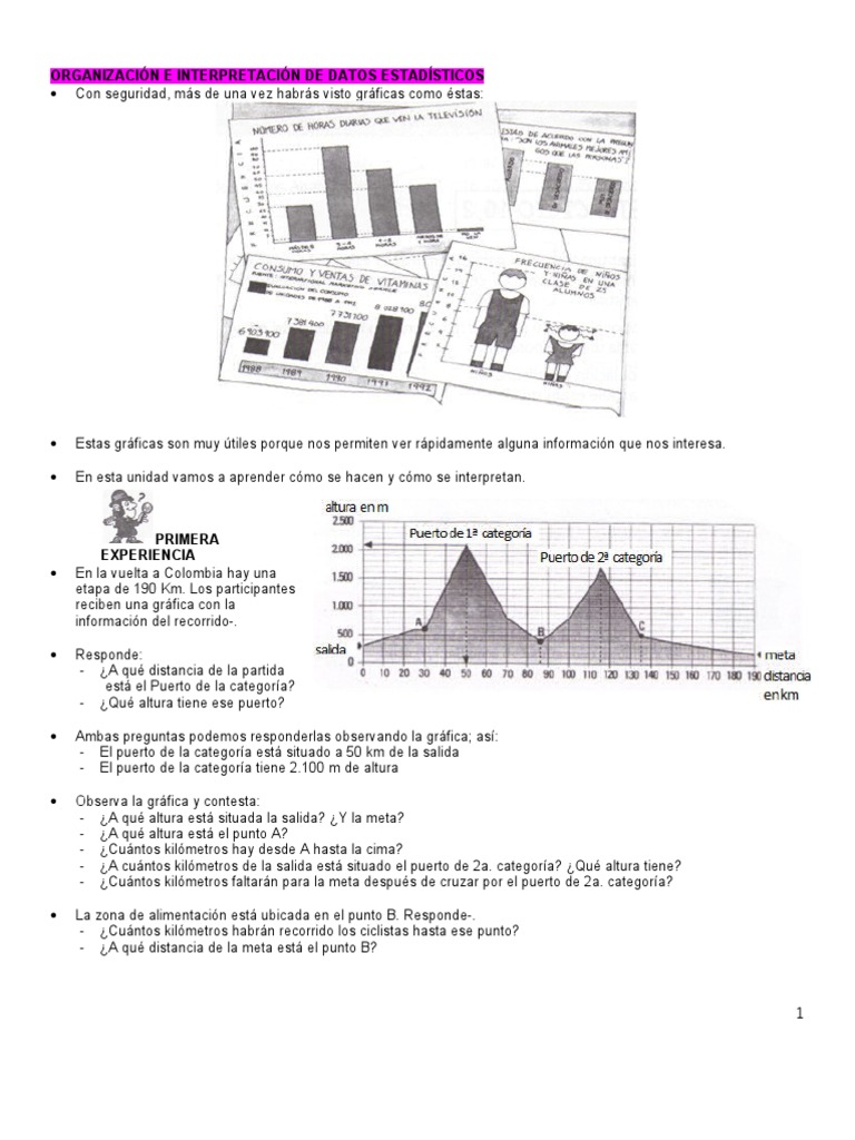 Grado 6. Guia 2. Estadistica. ORGANIZACIÓN E INTERPRETACIÓN DE DATOS ...