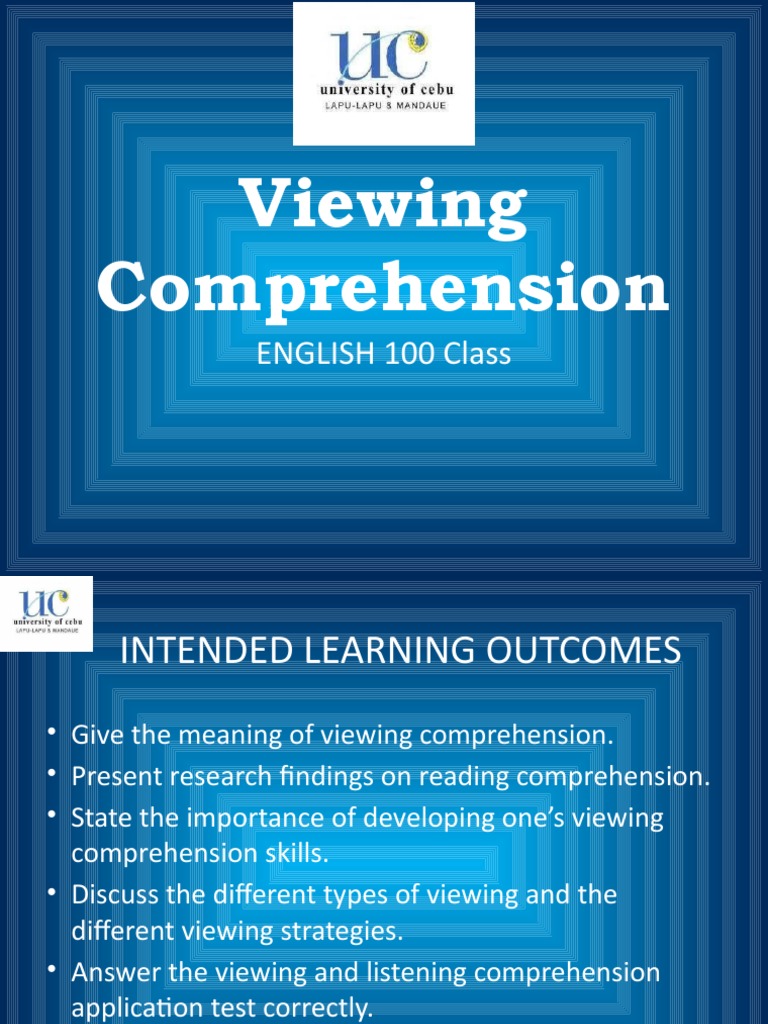 Developing Viewing Comprehension: A Guide to Understanding Visual Media ...