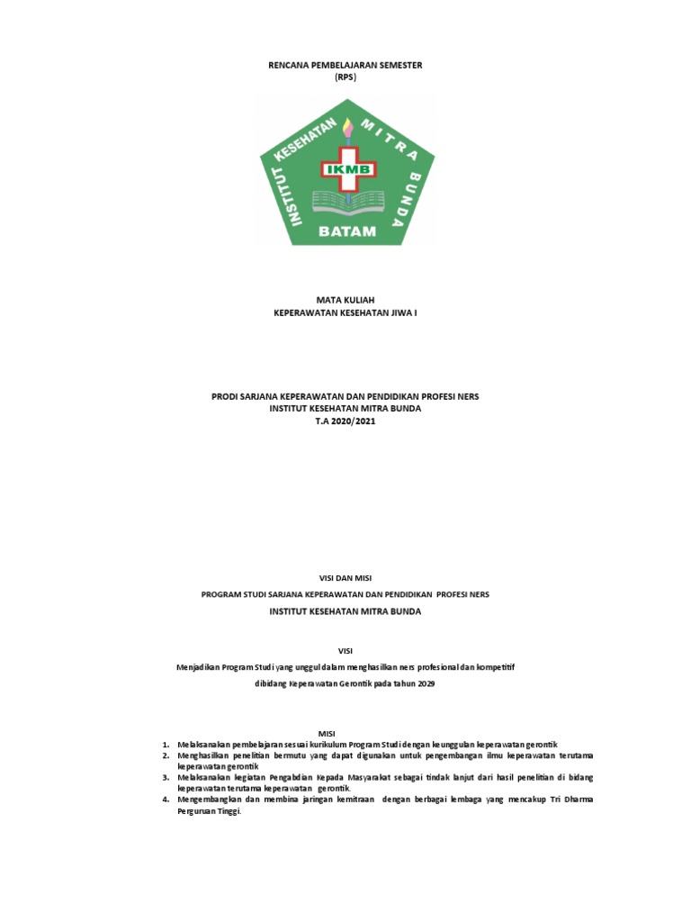 Rps Jiwa I Ners 2020 Fix | PDF