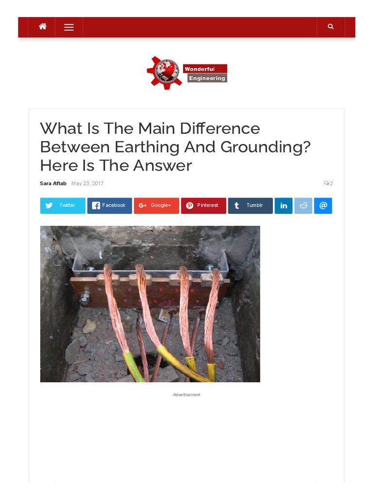 What Is The Main Difference Between Earthing and Grounding - Here Is ...