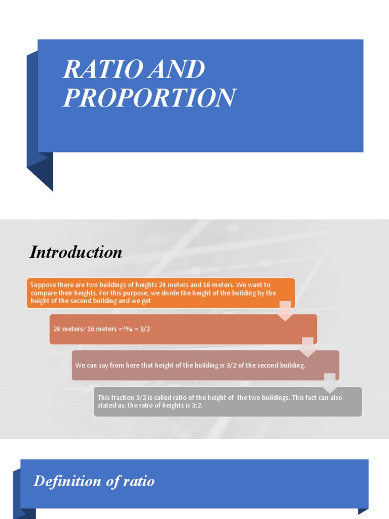 Ratio Class 6 | PDF | Ratio | Physical Quantities