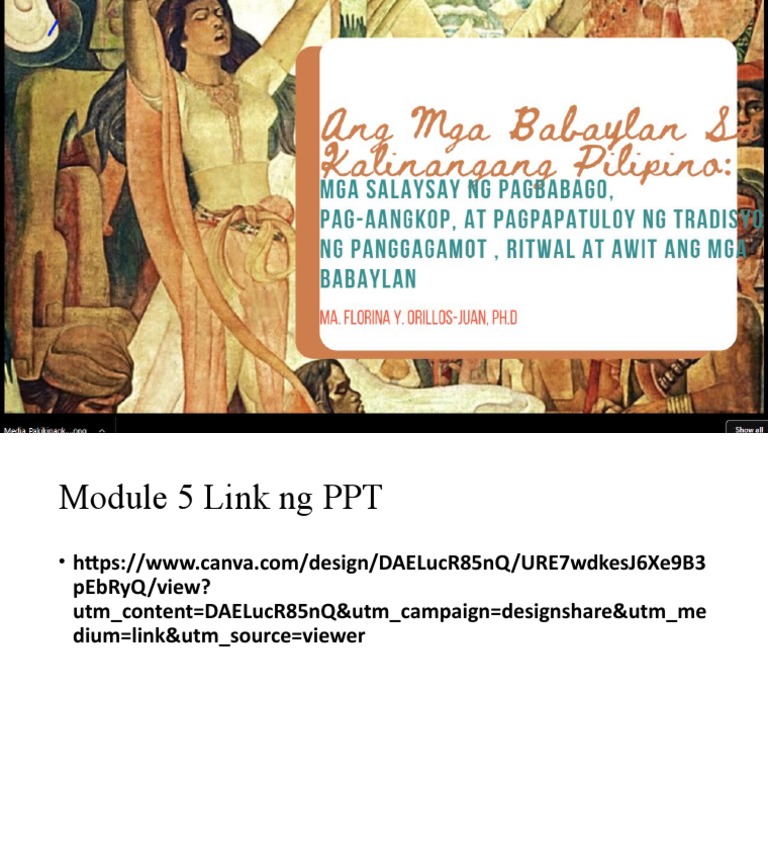 MOD5 - Ang Mga Babaylan at Kalinangang Pilipino | PDF