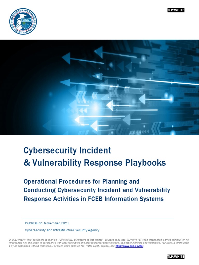 Cybersecurity Incident & Vulnerability Response Playbooks | PDF | Computer Security | Security