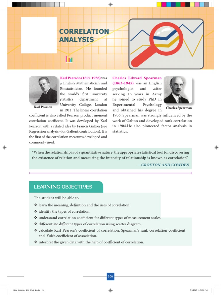 Unit-1 Correlation and Regression | PDF | Correlation And Dependence ...