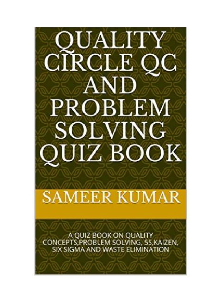 QC Book | PDF | Six Sigma | Business Process