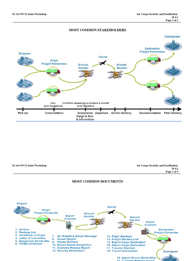 Air Cargo Security and Facilitation | PDF | Supply Chain | Cargo