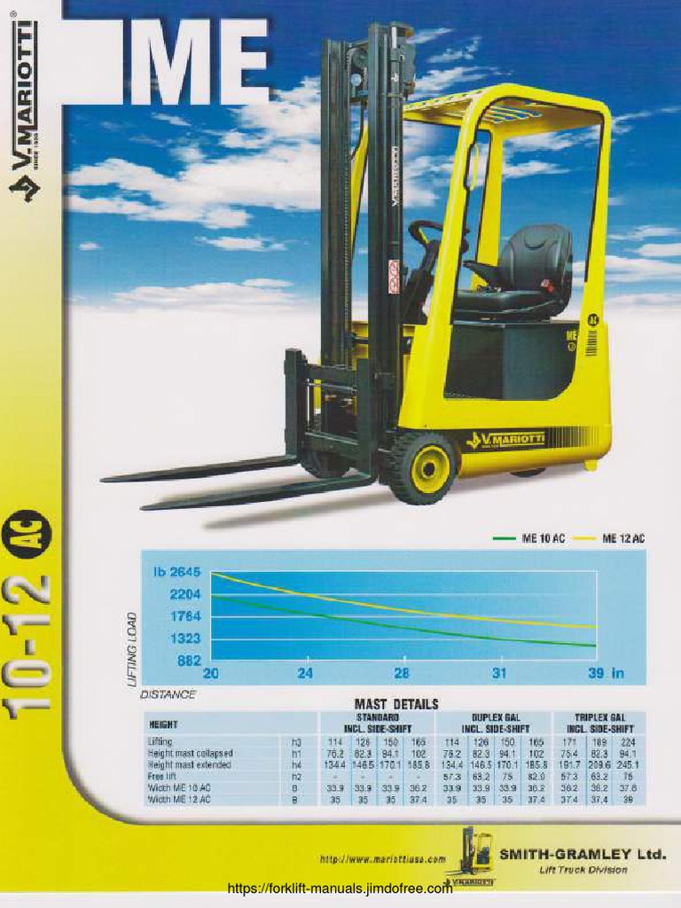 Mariotti ME10-12 Spec Sheet | PDF