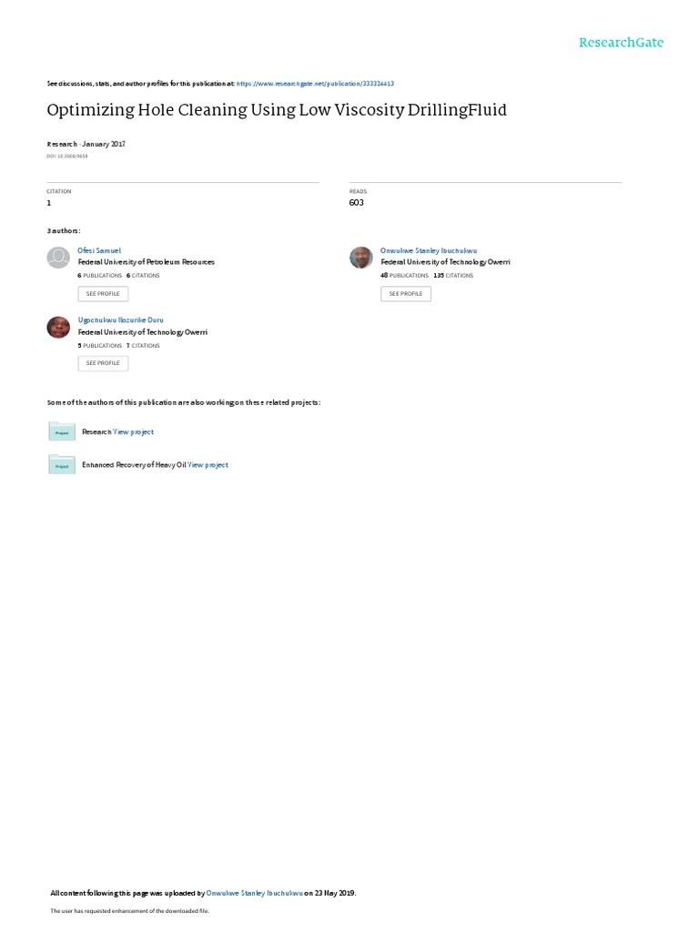 Low Viscosity Drilling Fluid, LSRV | PDF | Viscosity | Rheology