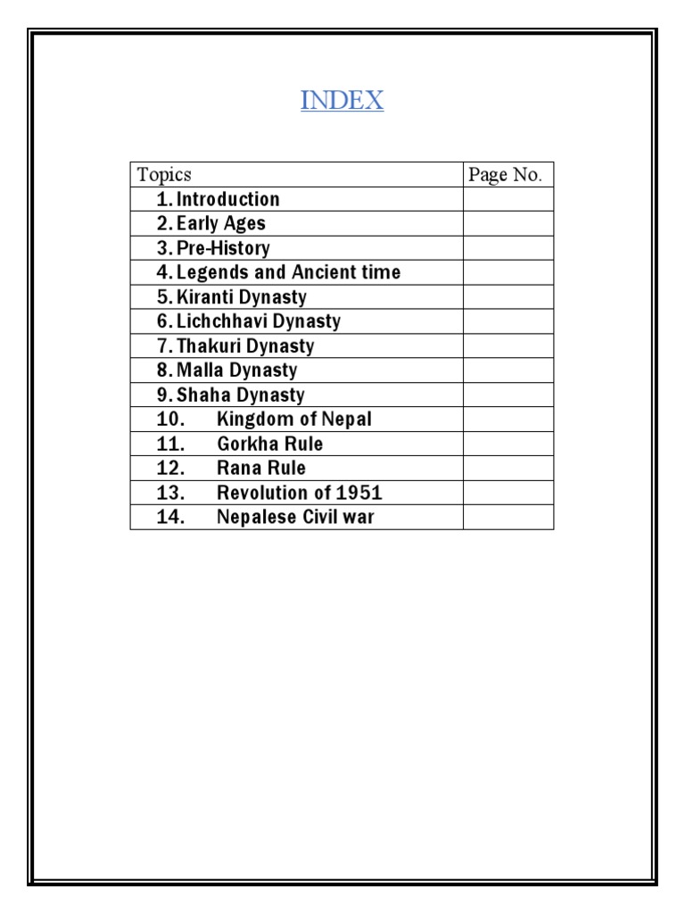 History of Nepal | PDF | Nepal