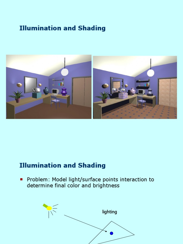 cs405 08 Shading Texture | PDF | Texture Mapping | Computer Science