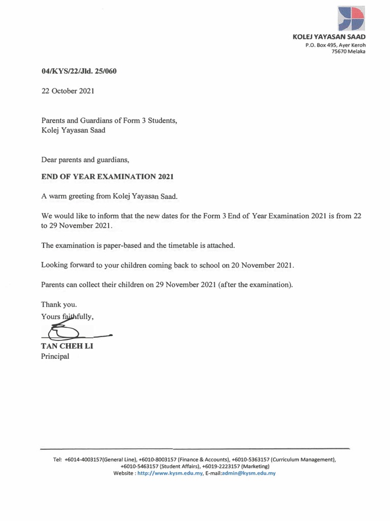 End of Year Examination 2021 Form 3 | PDF