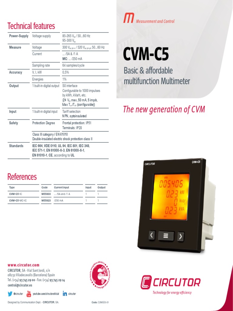 DP CVM-C5 en | PDF | Electricity | Computer Engineering