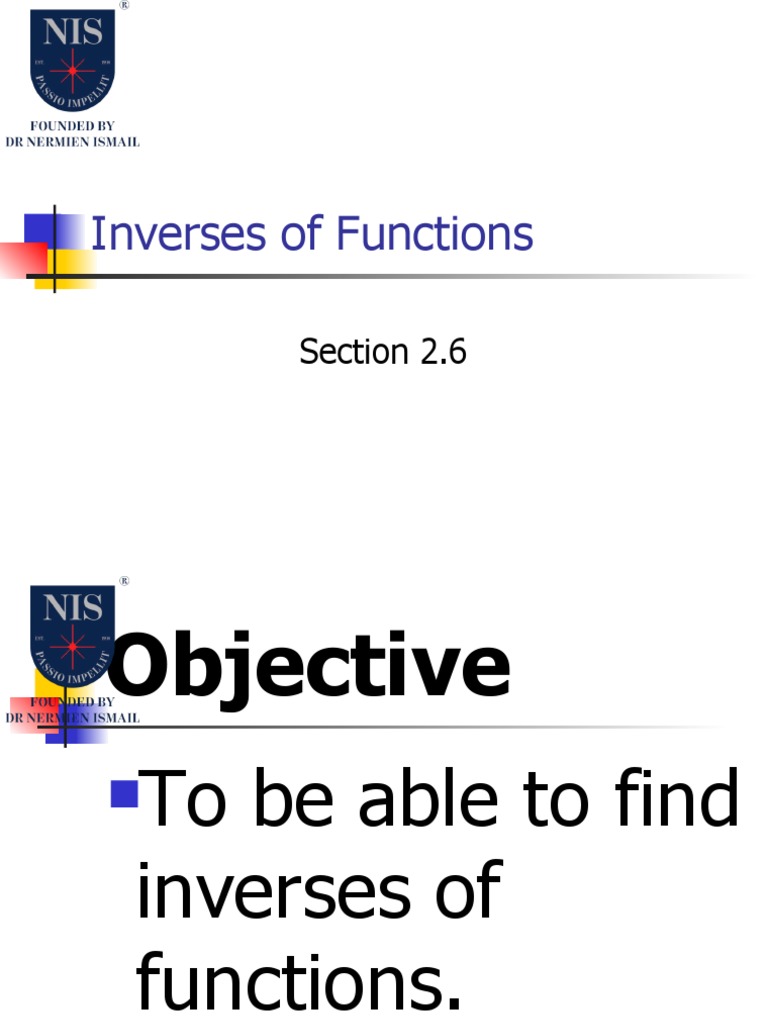 Inverse Functions Explained | PDF | Function (Mathematics) | Mathematical Analysis