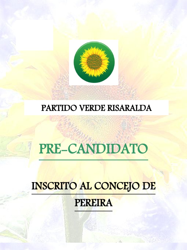 PERFIL LUIS ANGEL VELÁSQUEZ, Preinscrito Al Concejo de Pereira | PDF ...