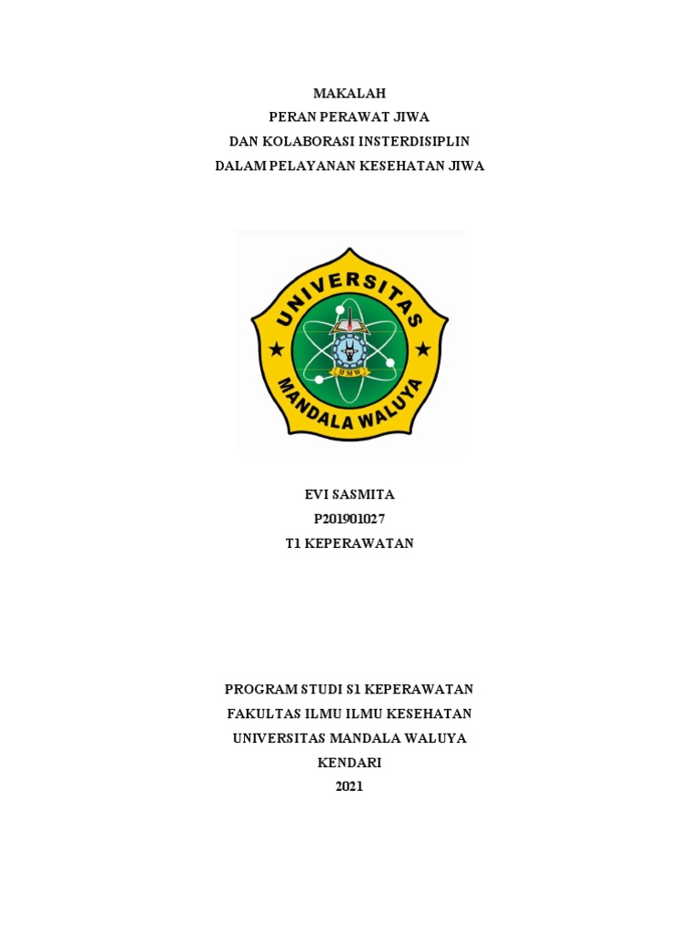 Makalah Kep. Jiwa | PDF | Pengembangan Diri | Sains & Matematika